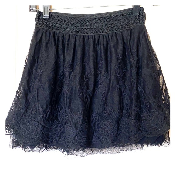 balera | Skirts | Balera Black S Dance Ballet Skirt Lace Netting Euc ...